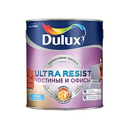 Краска Dulux Ultra Resist Гостиные и Офисы мат BW 2,5л : купить по ...