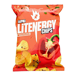Чипсы картофельные LIT ENERGY CHIPS паприка 120г: купить в Алматы ...