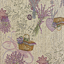 Коврик гобеленовый Gobelin 65 см х20 мп Lavanda lilla Италия: купить в ...