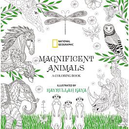 national geographic magnificent animals coloring book