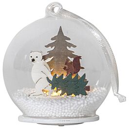 Star Trading: Подвеска Снежный шар "Лесные друзья", Ø8см — купить в ...