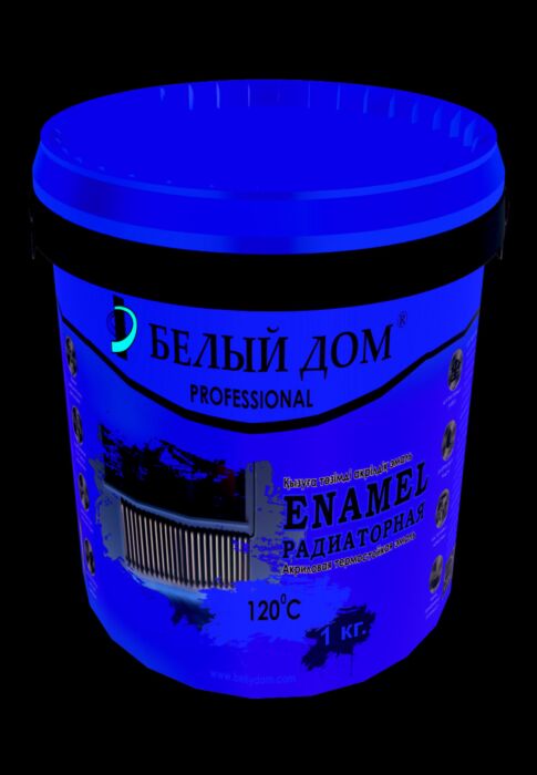 Эмаль акриловая термостойкая Белый Дом ENAMEL радиаторная 1 кг : купить ...