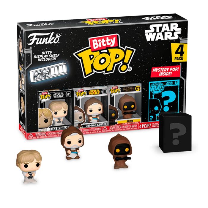Набор фигурок Funko Bitty POP! Звездные войны: Luke Skywalker 4PK ...