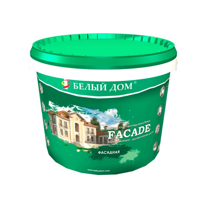 Краска акриловая Белый Дом FACADE 15 кг : купить по низкой цене в ...