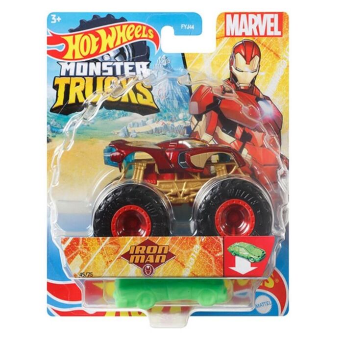 Hot Wheels Monster Trucks. 1 64 Iron Man Marwin .1237780