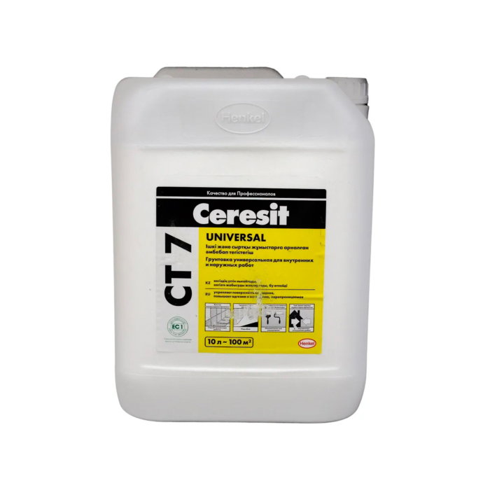 Ceresit CT 7 Грунтовка универсальная глубокопроникающая водно ...