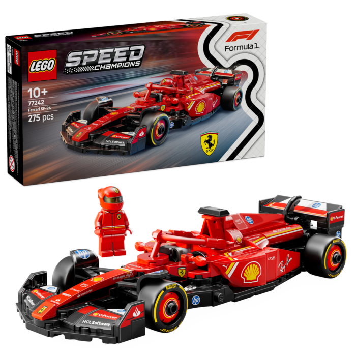 LEGO: Гоночный автомобиль Ferrari SF-24 F1 Speed Champions 77242 ...