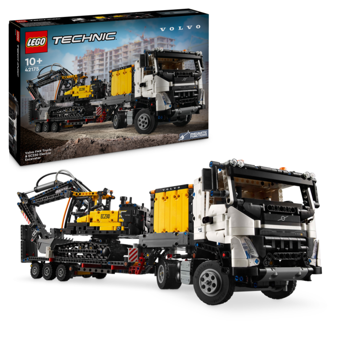LEGO: Грузовик Volvo FMX и электрический экскаватор EC230 Technic 42175 ...