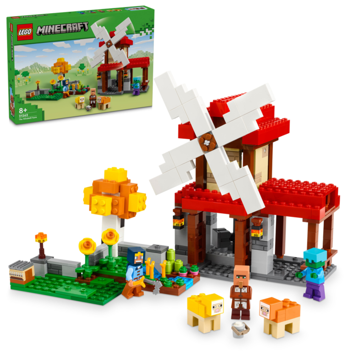LEGO: Ферма с ветряной мельницей Minecraft 21262: купить конструктор из ...