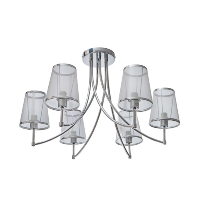 Люстра "Каскад" 161192 6/Е14/60вт хром К008092: заказать по по низкой ...