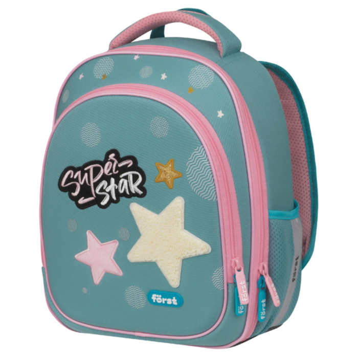 Ранец Först F-Light "Super star" 36*27*15см, 2 отделения, 2 кармана ...