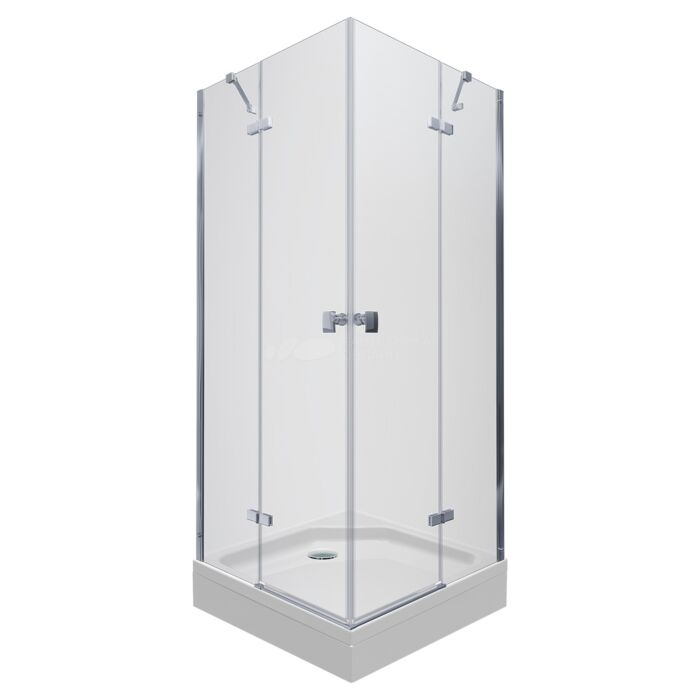 Душевое ограждение Triton Дельта Хром 90х90 квад подд КС94М1 КС94М2 ПД1 сифонd90мм